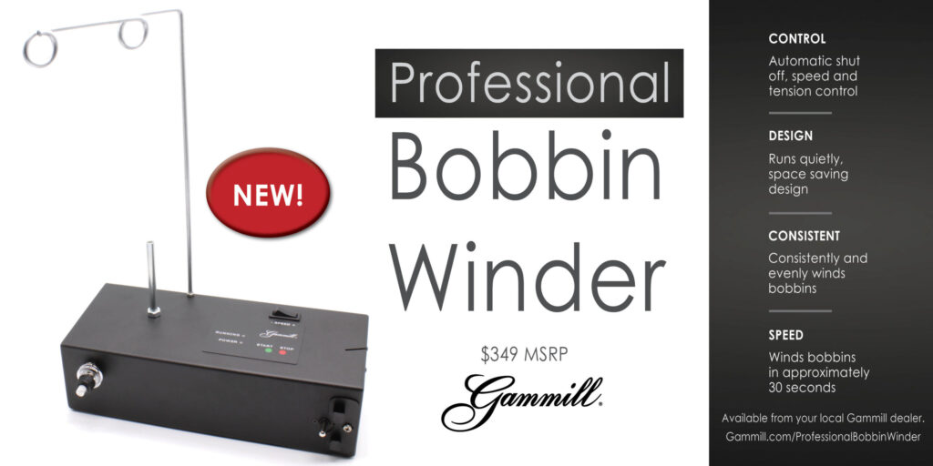 bobbin winder graphic | Gammill, Inc